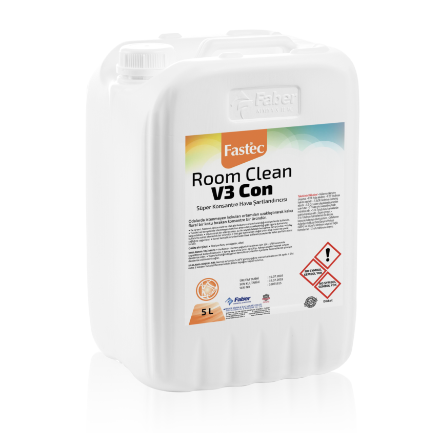 Fastec Room Clean V3 Con Hava Şartlandırıcı Oda Parfümü (Konsantre ...